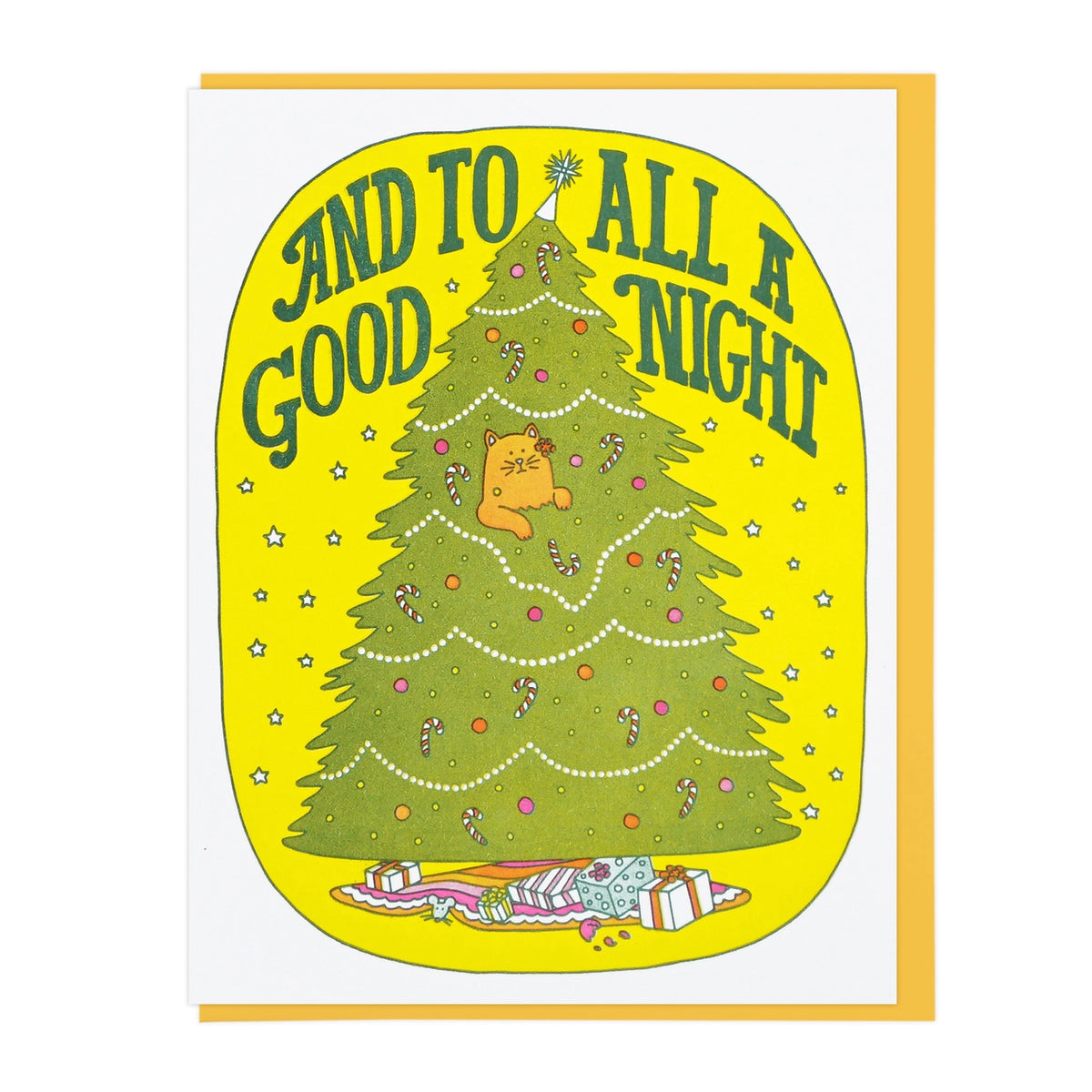 And To All A Good Night Holiday Greeting Card – The Little Apple